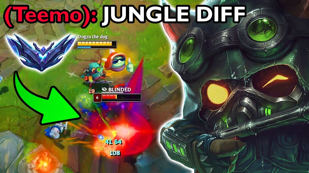 TEEMO JUNGLE IS THE BEST PICK (OUTJUNGLED) - YouTube