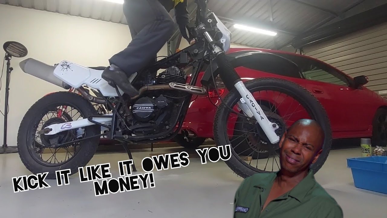 💥First Start In 15+ Years💥 Cagiva 350AR 1985 #cagiva #firststart - YouTube