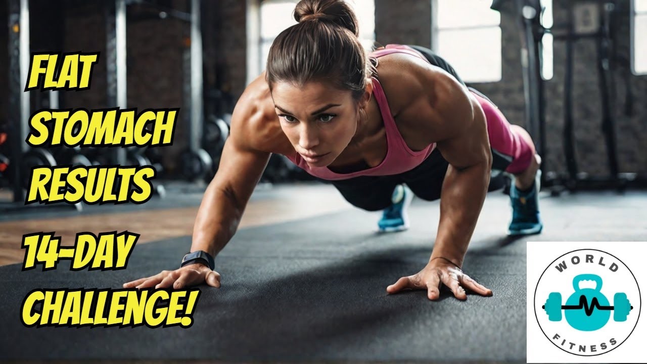 Achieve a Flat Stomach with This 14-Day Workout Challenge! - YouTube