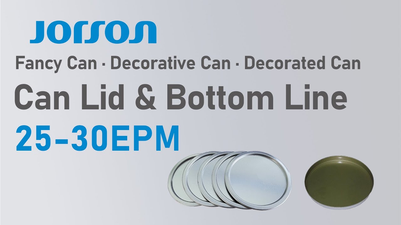 (25-30epm) fancy can lid & bottom line - YouTube