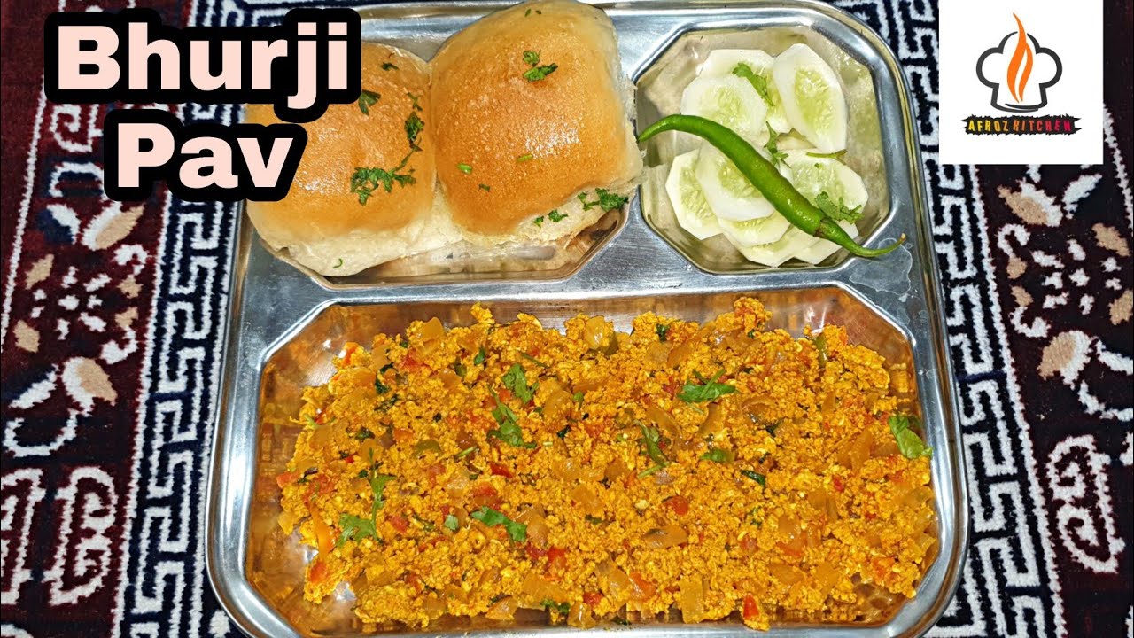 Mumbai Style Bhurji Pav Recipe / Easy And Simple - YouTube