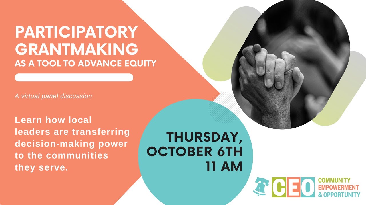 Participatory Grantmaking as a Tool to Advance Equity Webinar - YouTube