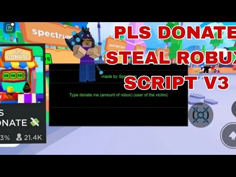 ROBUX STEALER!!! 🤑including robux stealer, teleport panel for PLS ...