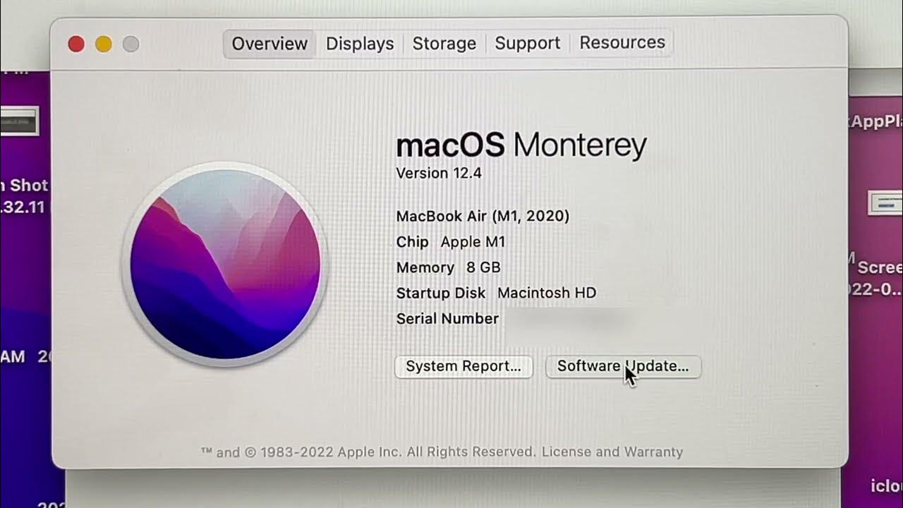 How to update your MacBook Air M1 using Terminal macOS Monterey 12.5.1 sudo softwareupdate -I -a ...