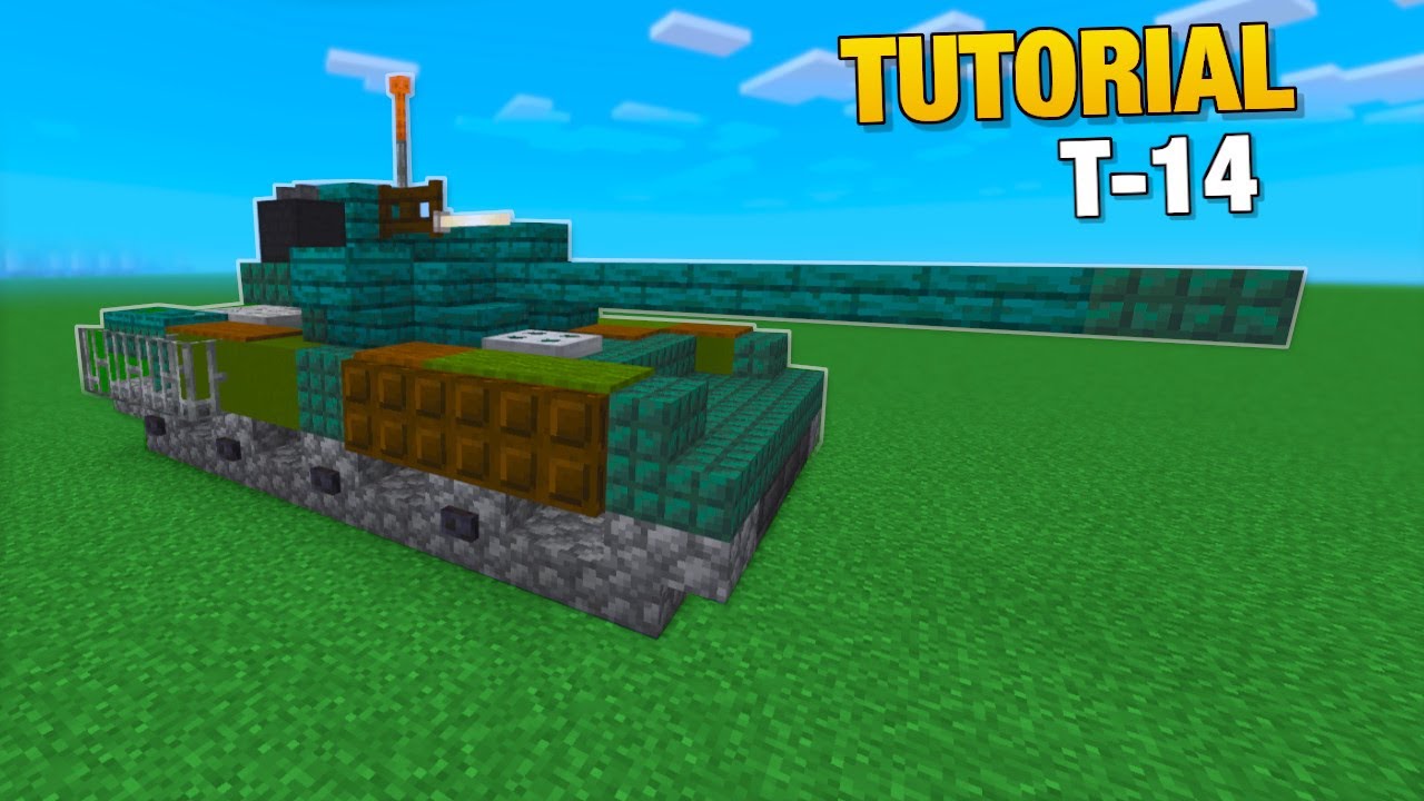 T-14 Armata bauen | Russische Panzer Tutorial Minecraft - YouTube