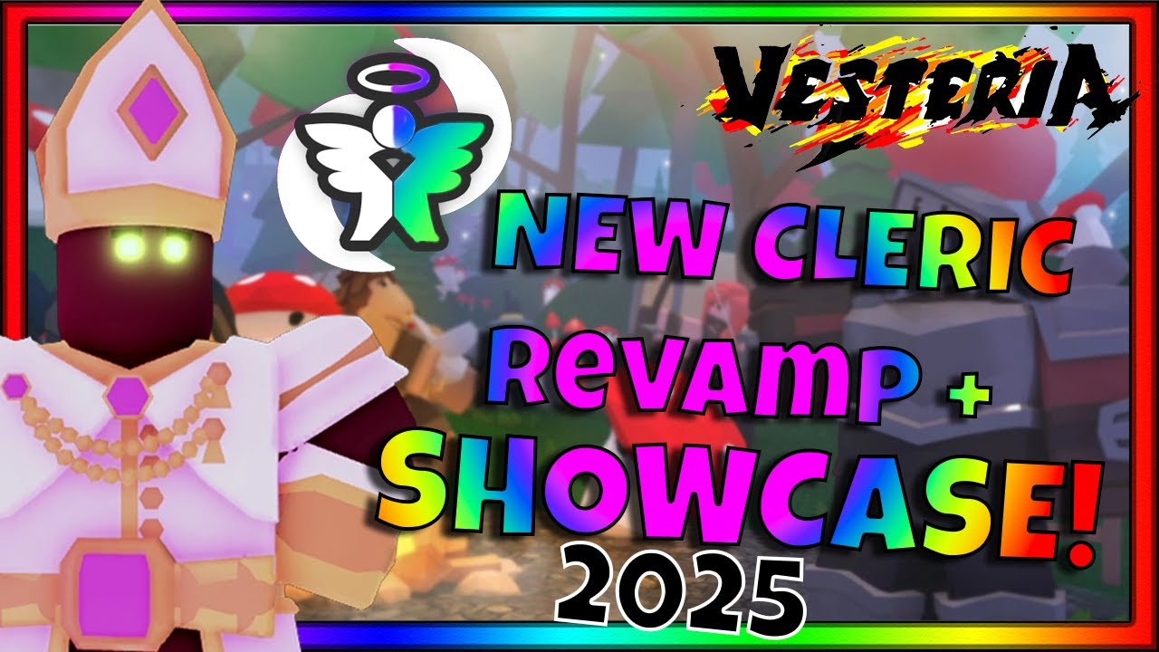 Vesteria - New Reworked Cleric Showcase! (New Stats/Skills) - YouTube