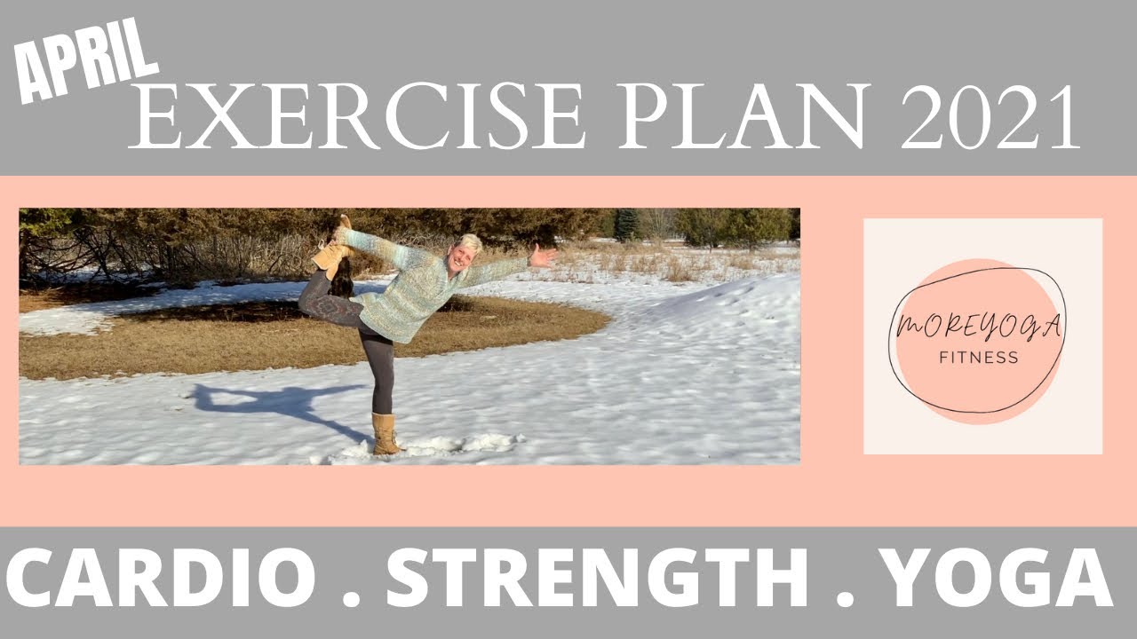 APRIL EXERCISE PLAN 2021 | 2 NEW CLASSES PER WEEK | ADD TO YOUR AT HOME ...