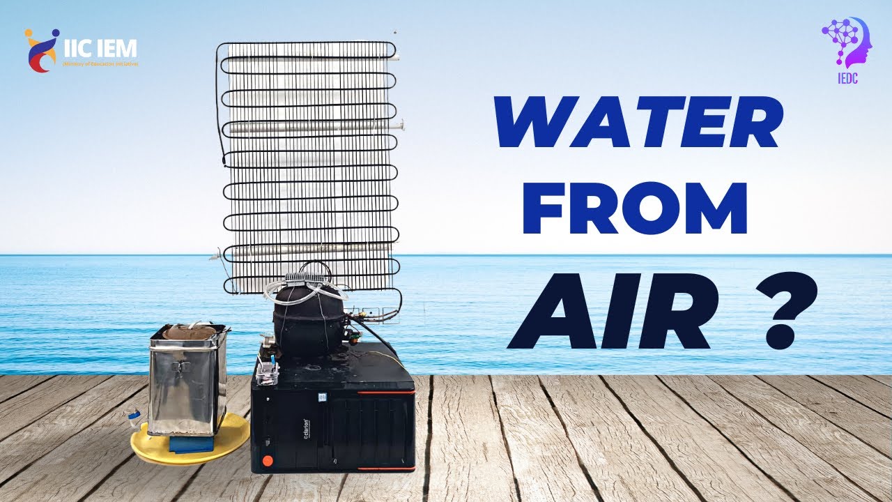 IoT based solar powered atmospheric water harvester || #IICIEM - YouTube