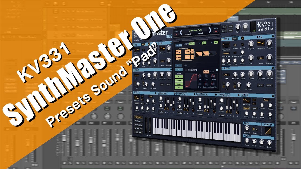 KV331 SynthMaster One - Presets Sound "Pad" - YouTube