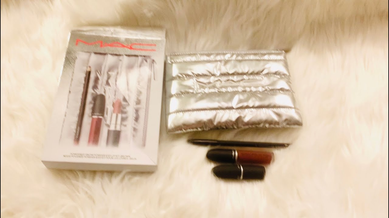 Unboxing my MAC Holiday Limited Edition purchase - YouTube
