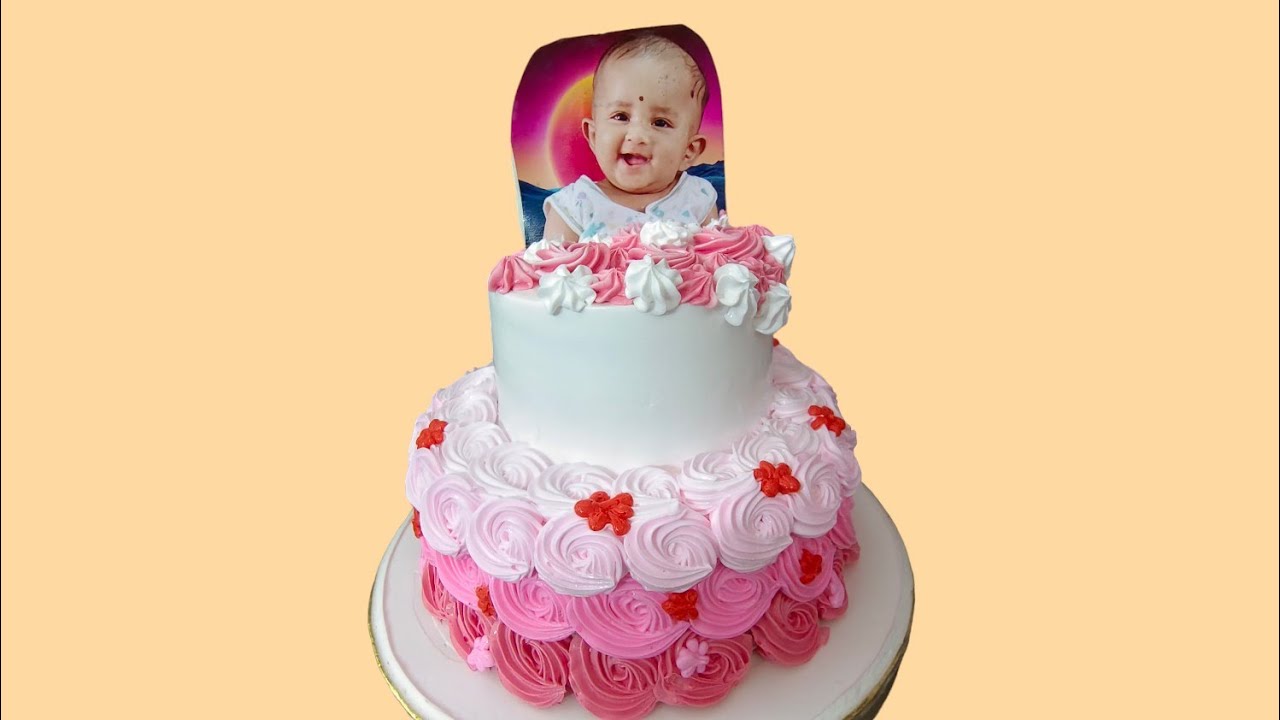 Annaprashan cake decorating video। মুখে ভাত কেক। rice ceremony cake ...