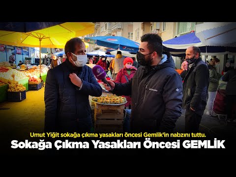 Hafta sonu yasakları öncesi Gemlik