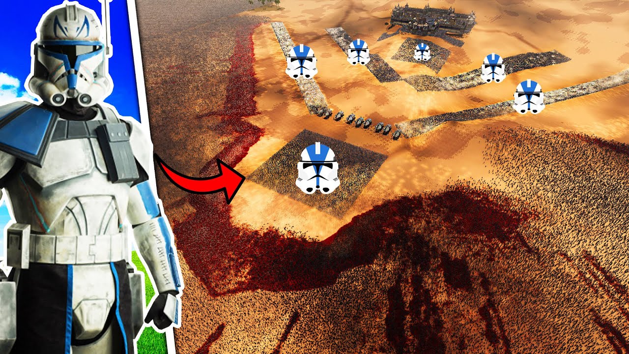 Captain Rex's Clone Fortress VS 7 MILLION ZOMBIE ARMY! - UEBS 2: Star ...