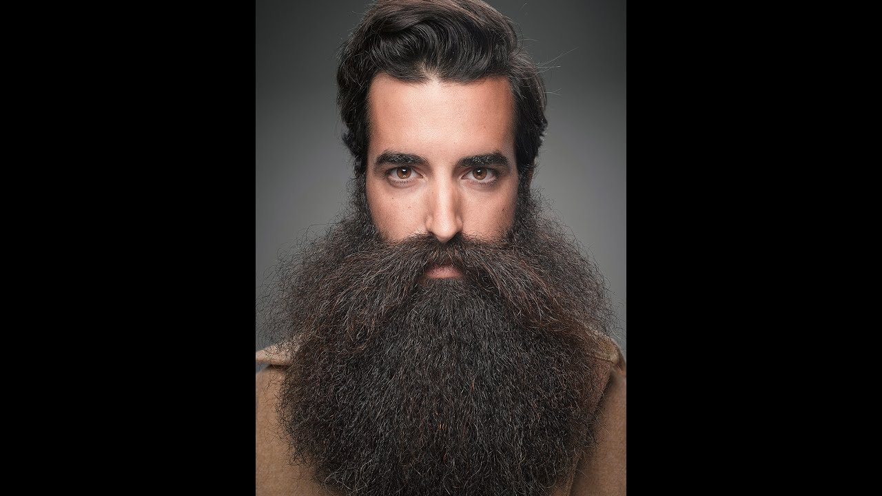 Long Mustache Beard and Hair - YouTube