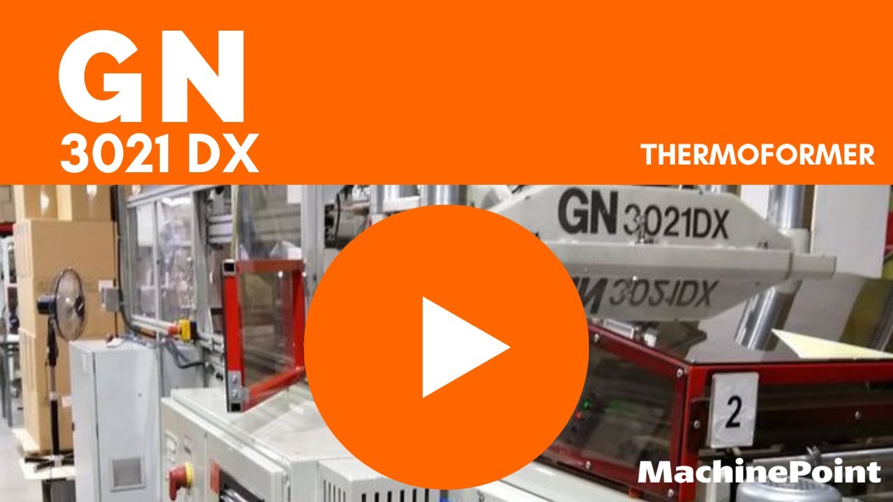 GN 3021 DX Thermoformer | GN Machines - YouTube