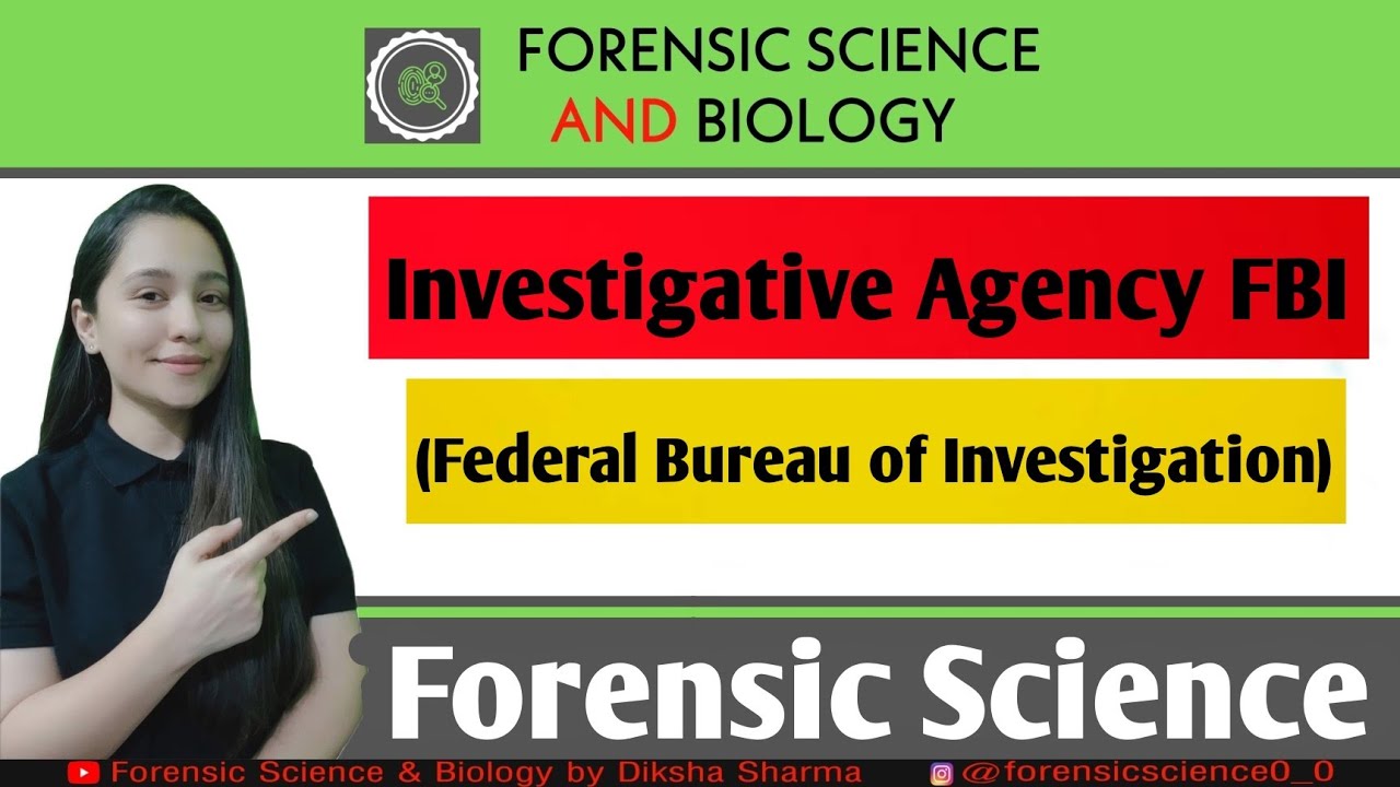 Investigative Agency Federal Bureau of Investigation || - YouTube