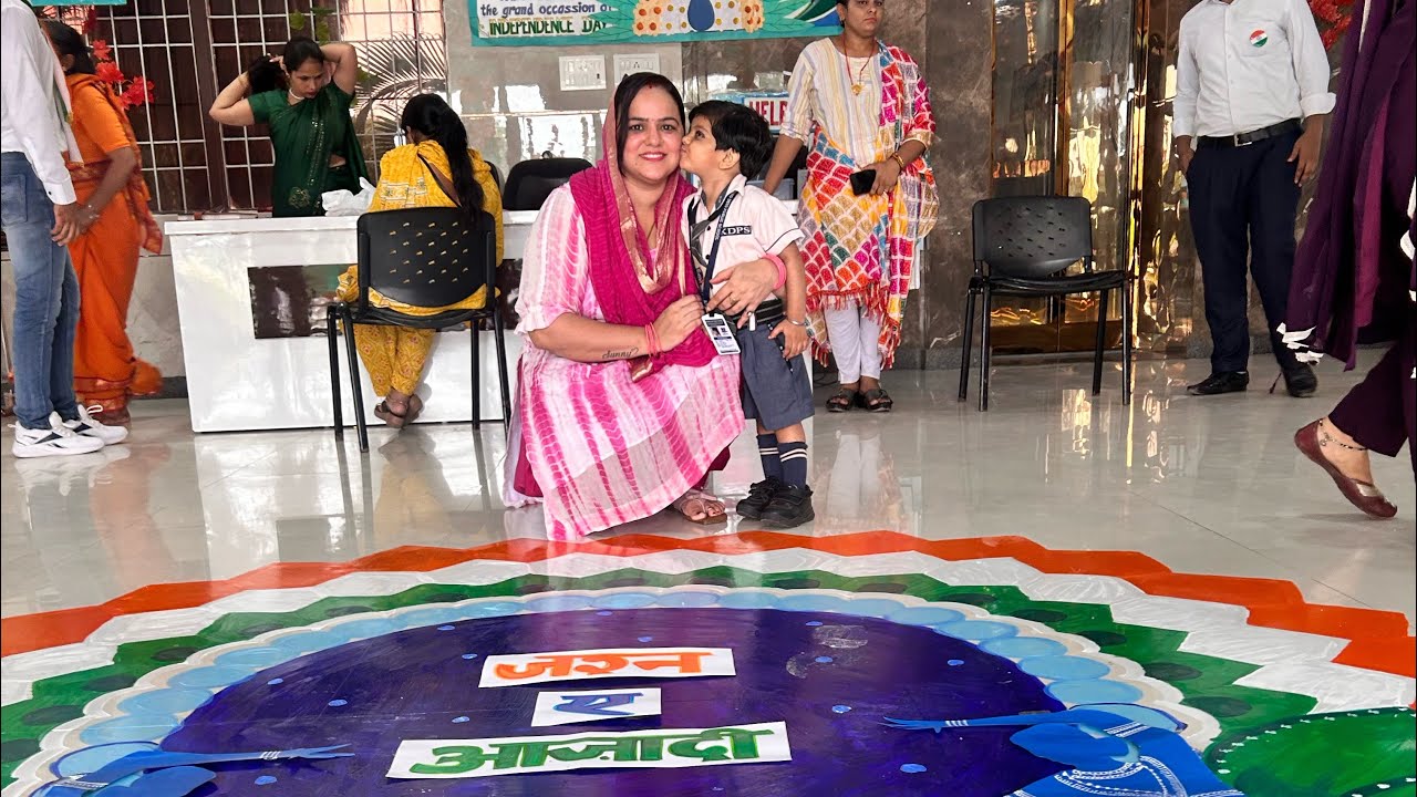 Independence Day celebration in KDPS school @jyotimannvlogs #I love my ...