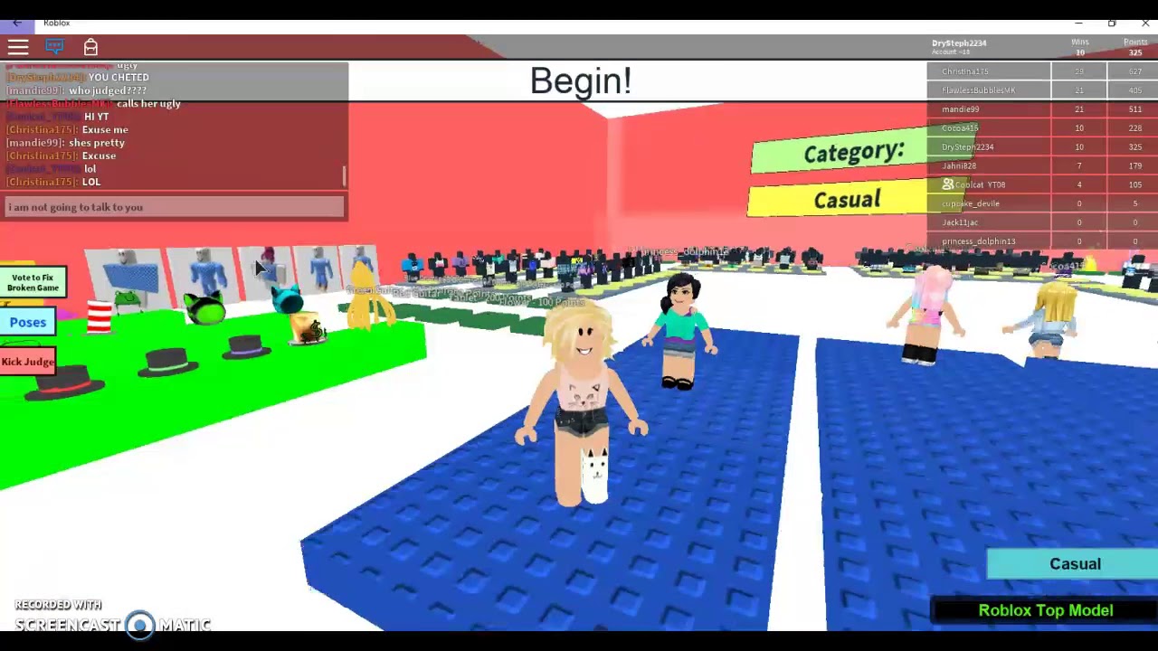 PLAYING ROBLOX TOP MODEL - YouTube