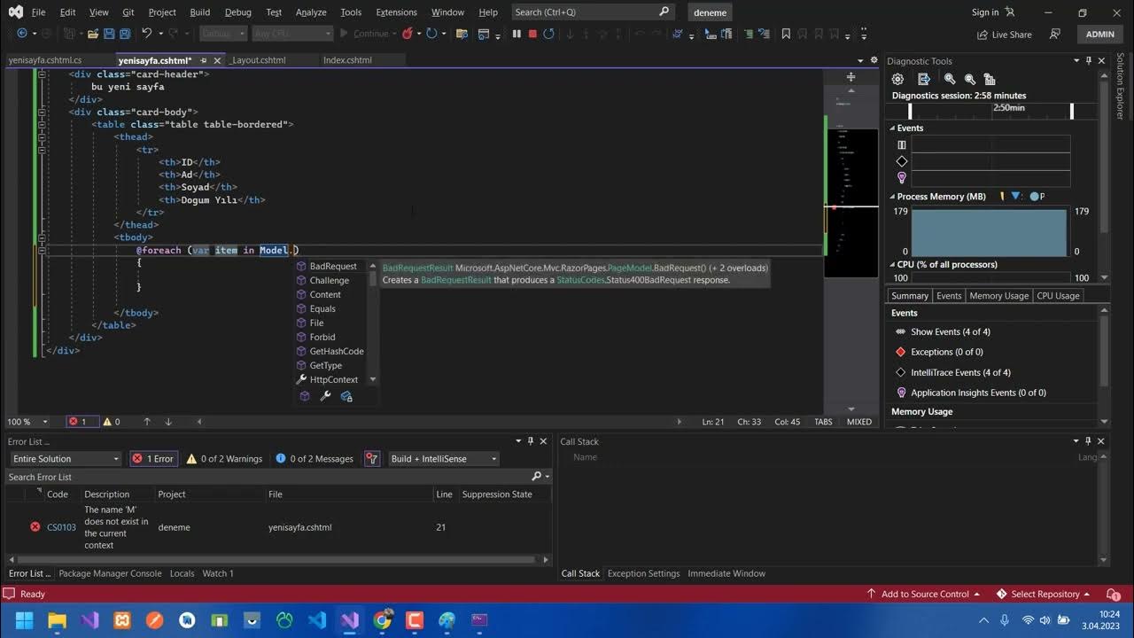 Asp.Net Core - Get metodu, Gelen parametreyi kullanma, Listelemeyi parametreye göre yapma - YouTube