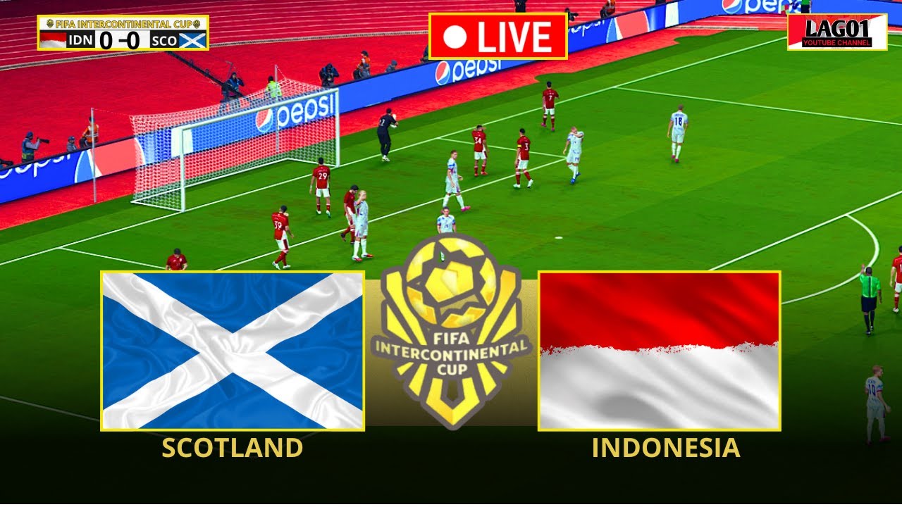 INDONESIA vs SCOTLAND | FIFA CONTINENTAL CUP | MOMEN KRUSIAL YANG BIKIN ...