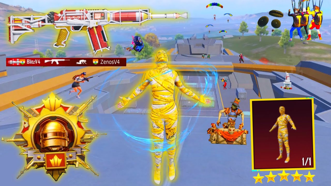 😱 I Played With Yellow MUMMY SET ️‍🔥 PUBG Mobile - YouTube