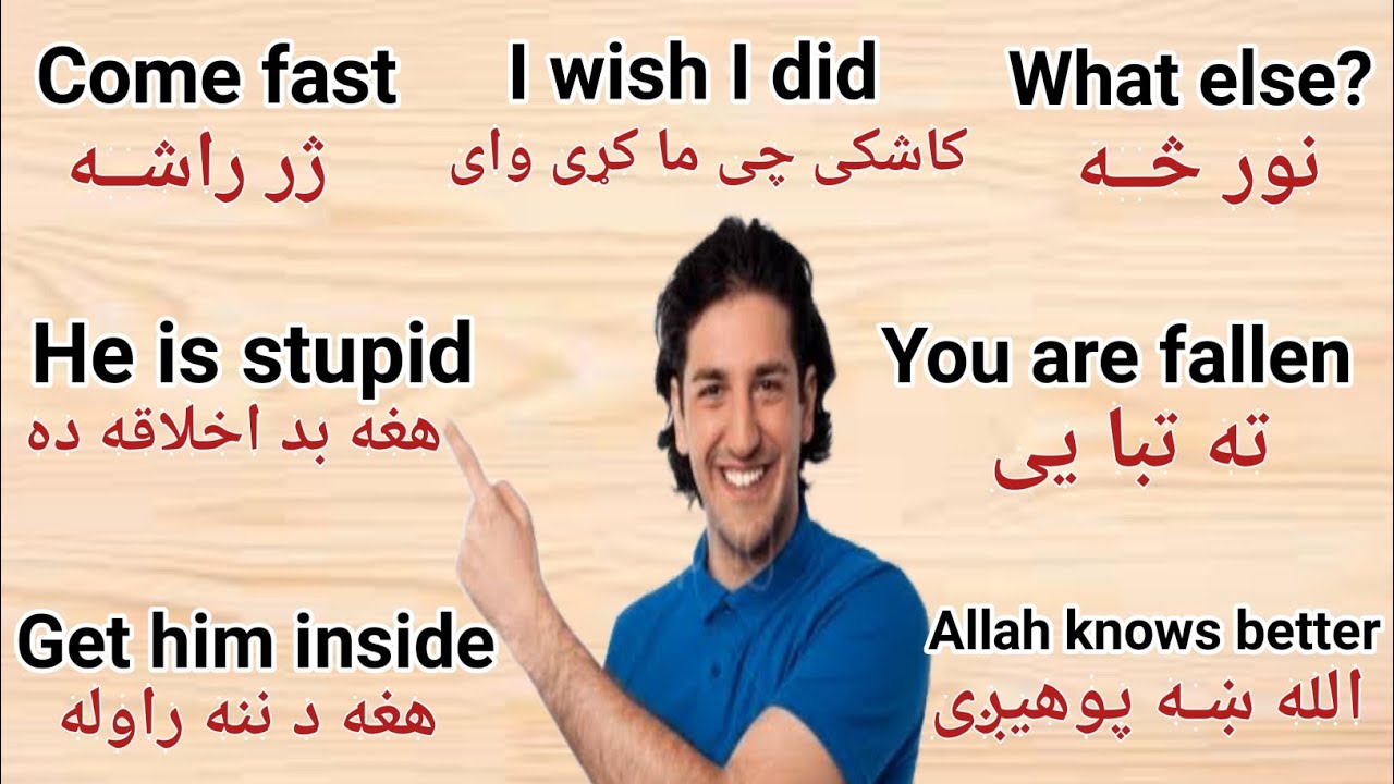 English to Pashto Learning - Pashto Basic Class For Beginners in ...