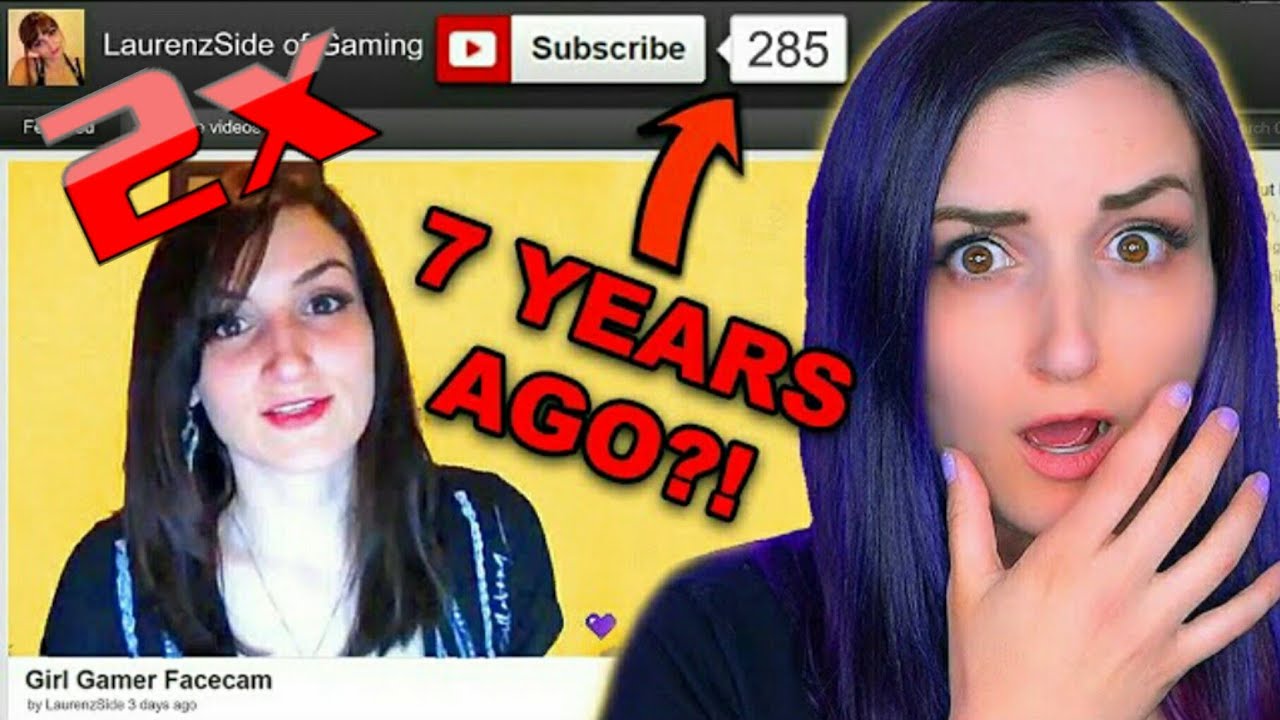 Laurenzside: My YouTube Channel 7 YEARS AGO ...I_m Embarrassed, 2x Fast ...
