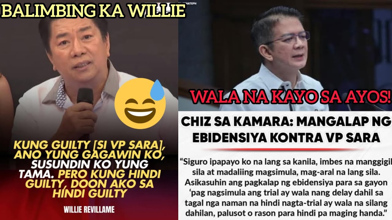 WILLIE REVILLAME BALIMBING KA! HINDI KA MANANALO! KUDOS CHIZ ESCUDERO ...
