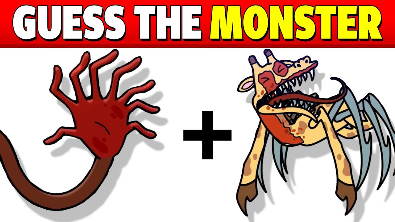 🖐😲Guess The MONSTERS By EMOJI & VOICE | Zoochosis Animation | Horror ...