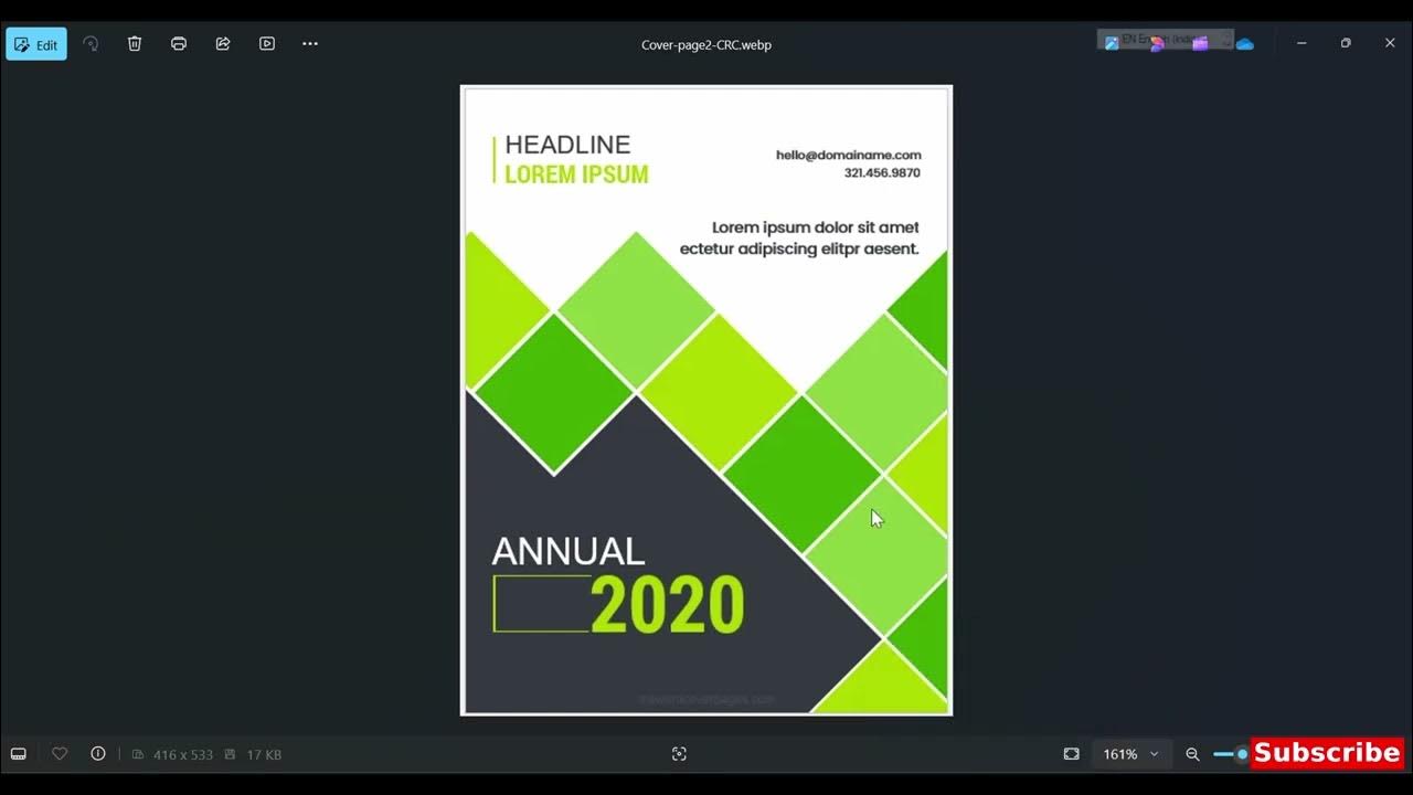 How to make cover page design in ms word | Cover page design in ms word ...