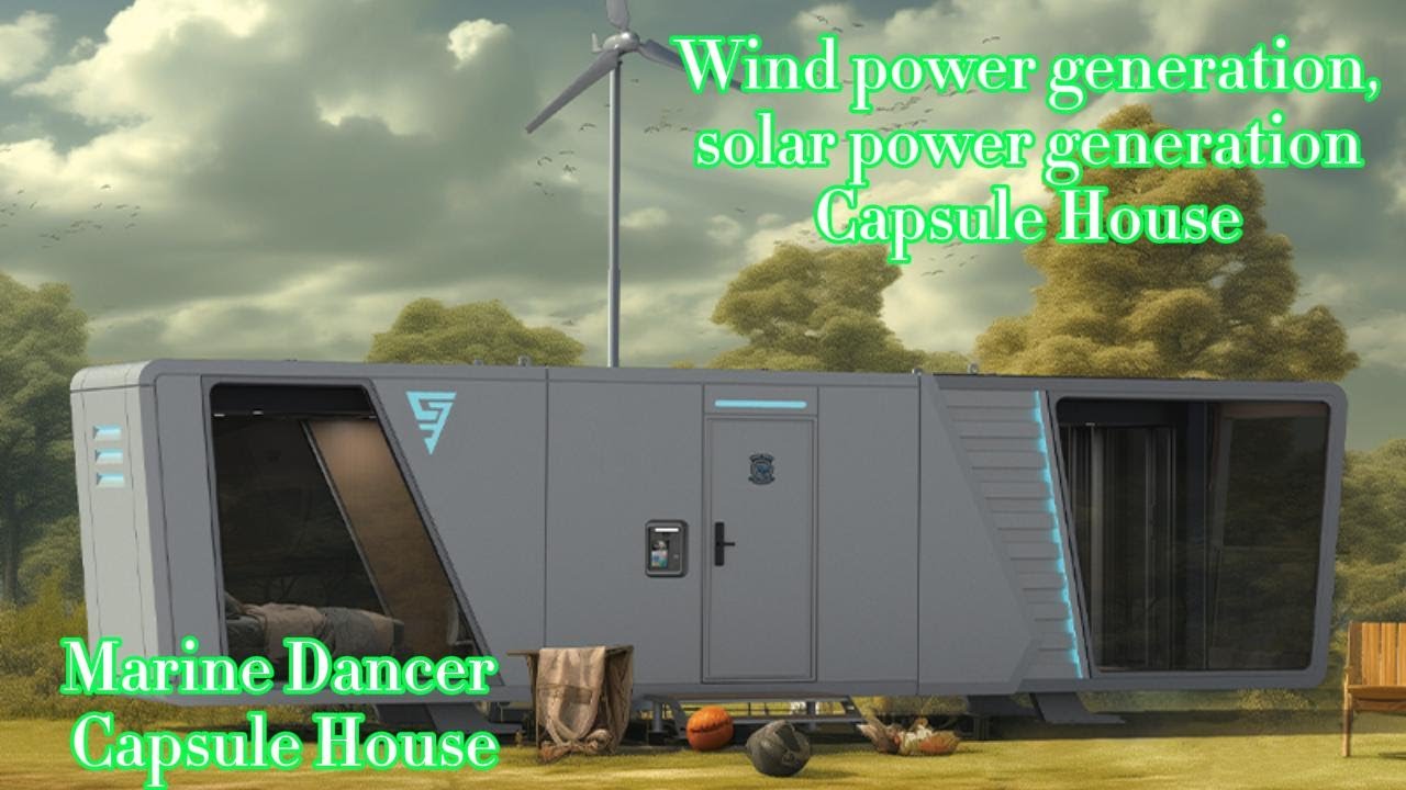 Marine Dancer Green Energy Capsule House，Wind energy capsule house ...