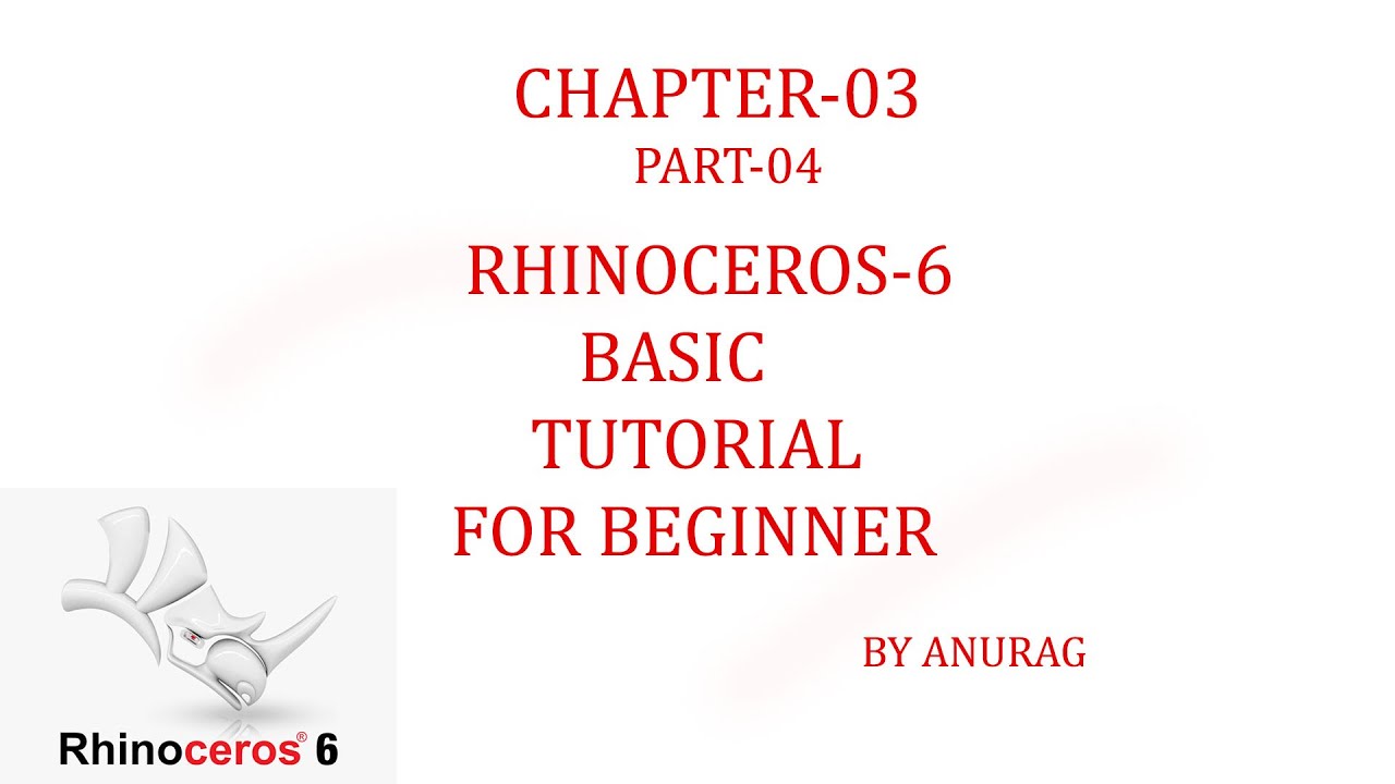 RHINO TUTORIAL - Rhino Objects Chapter-03-Part-04 - YouTube