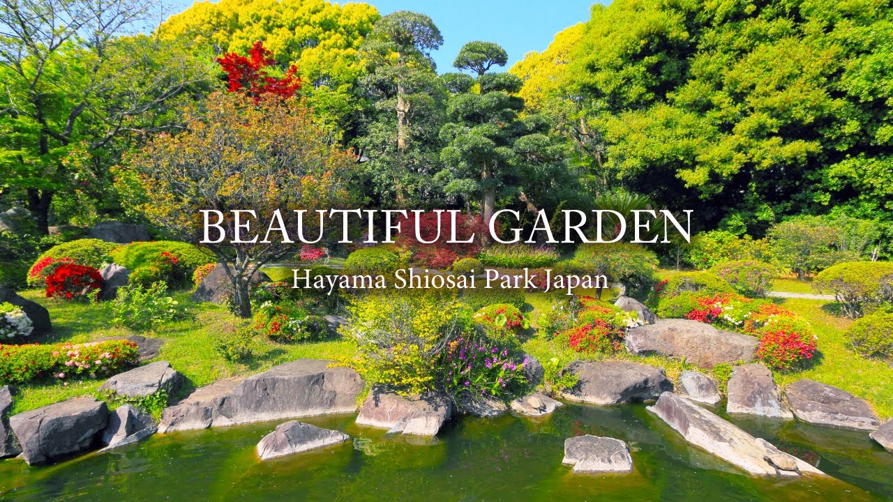 BEAUTIFUL JAPANESE GARDEN for relaxing & healing “Hayama Shiosai Park ...