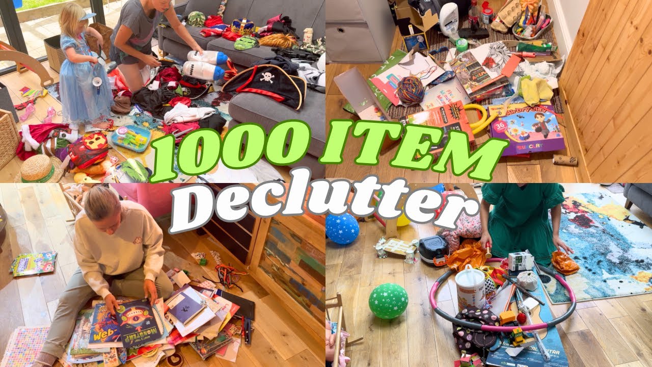 1000 ITEM DECLUTTER - everything I got rid of in 5 days! - YouTube