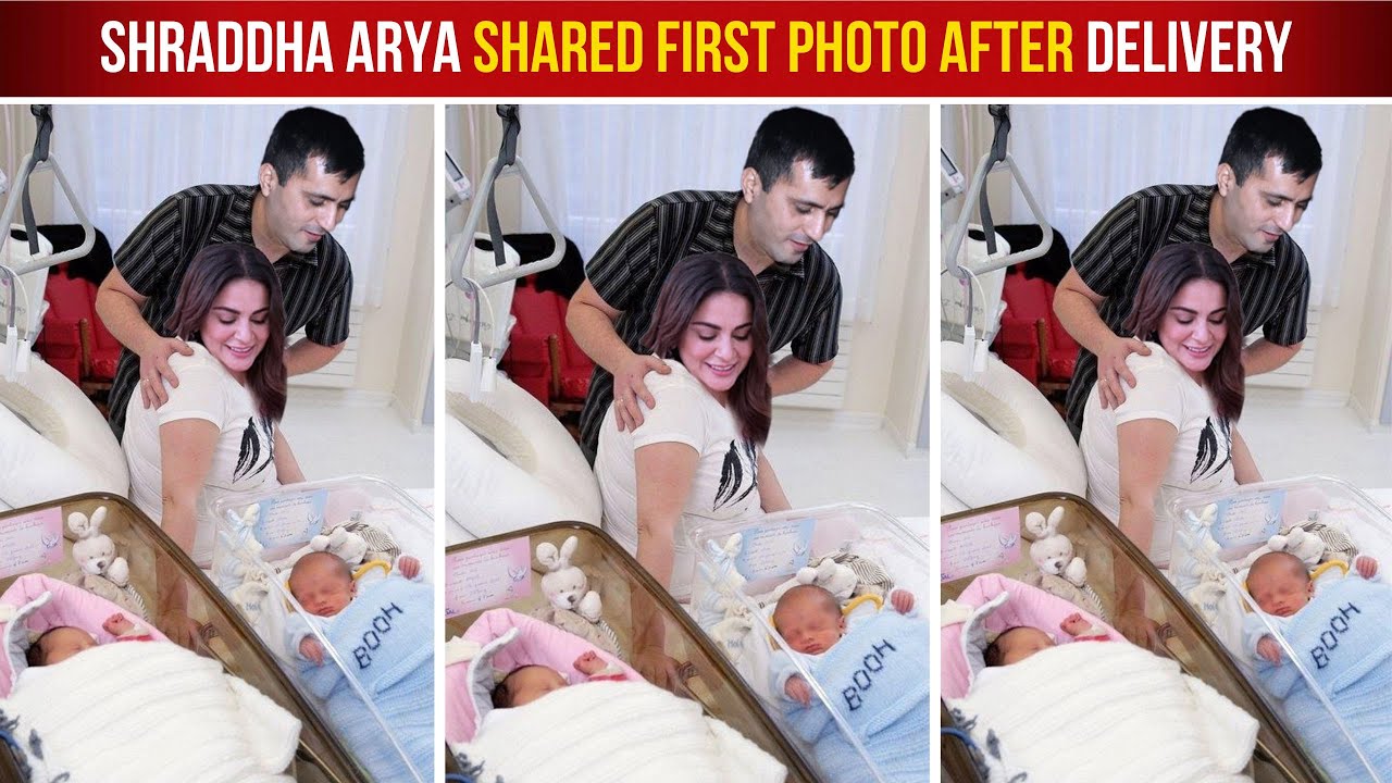 Shraddha Arya Shares FIRST EVER Photo Of Her Adorable Twin Babies - YouTube