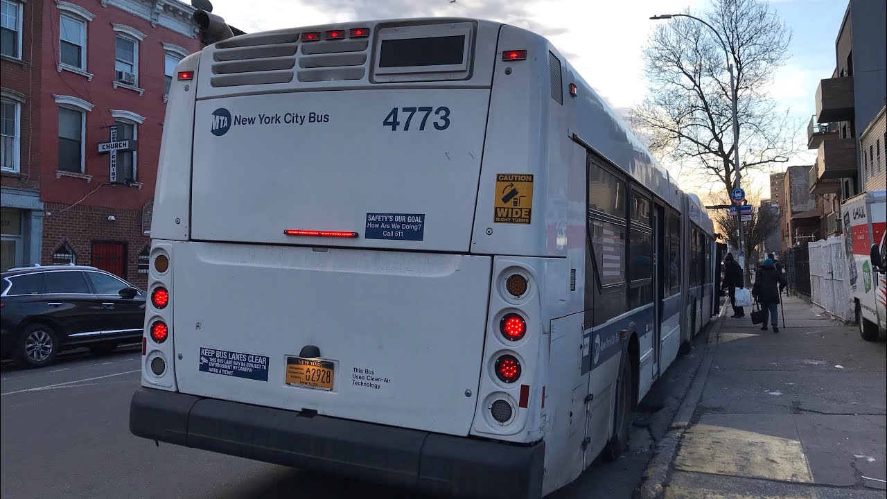 Ridgewood bound XD60 (4765)(4720) B38 buses at Cadman Plaza - YouTube
