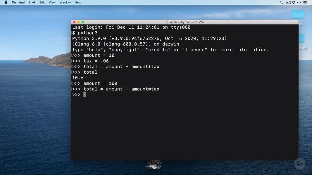 Practical Python For Beginners 2021 - 3 Demo Create A Tax Calculator 