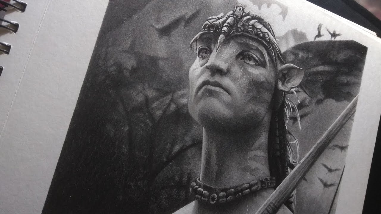 How to Draw Jake Sully | AVATAR 2 : the way of water | justpencilsketch ...