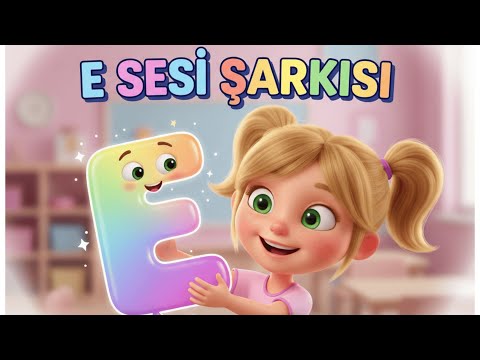 E Sesi Şarkısı | Okul Öncesi & İlkokul | Harfler Şarkısı, Sesli Harfler, E Harfi Öğretimi
