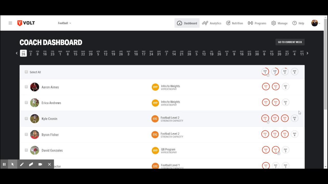 Tracking from the Coach Dashboard - YouTube