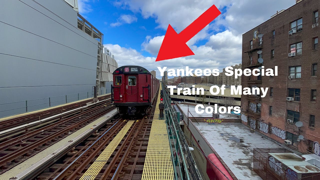 Yankees Train Of Many Colors Action In The Bronx - YouTube
