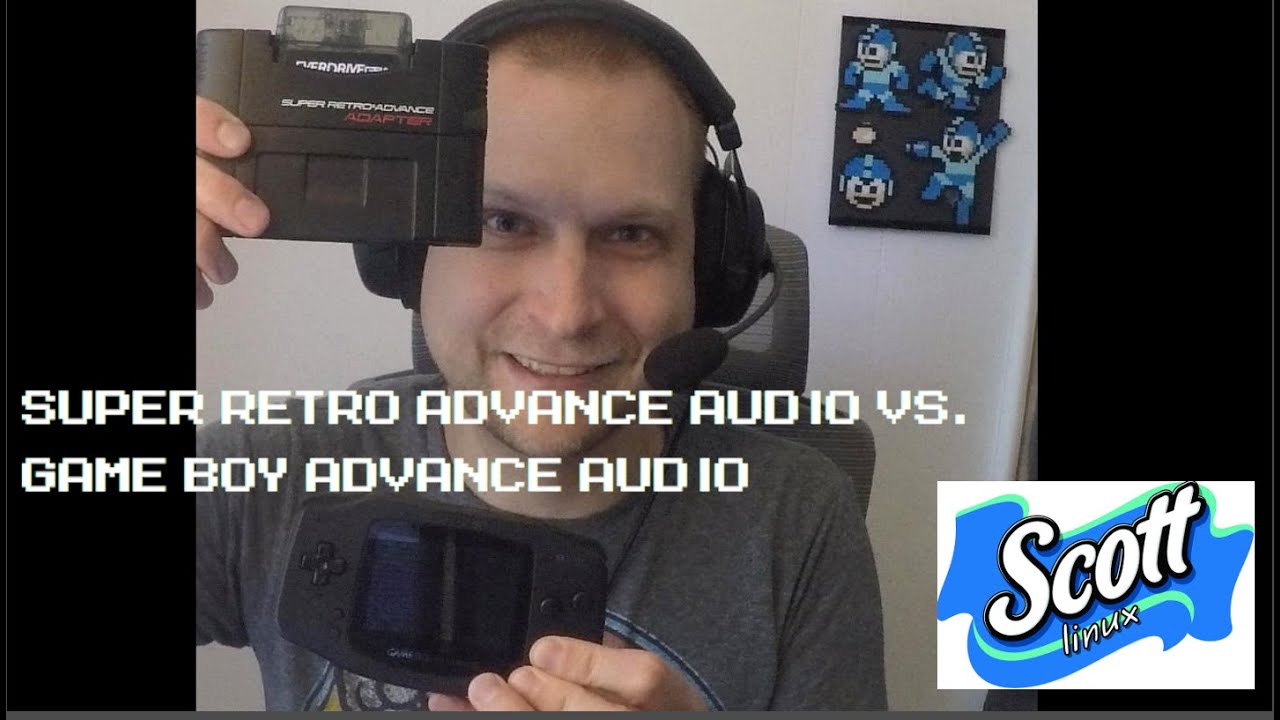 Super Retro Advance Adapter audio vs. Original Game Boy Advance - YouTube