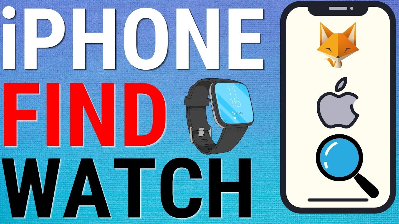 How To Find Your Apple Watch With Your iPhone - YouTube