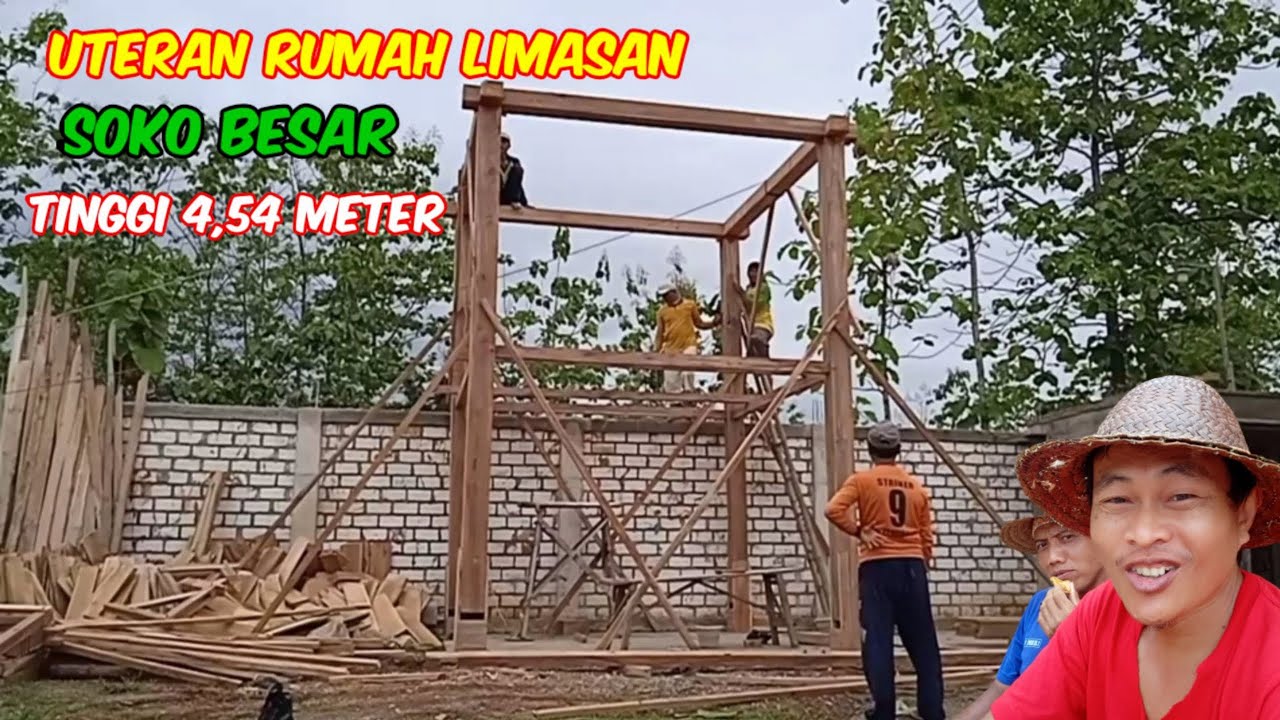 PROSES MENDIRIKAN UTERAN RUMAH LIMASAN || SOKO BESAR - YouTube
