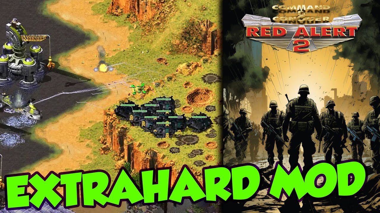 Red Alert 2 | Extra Hard Mod | Let's make a warpath! - YouTube