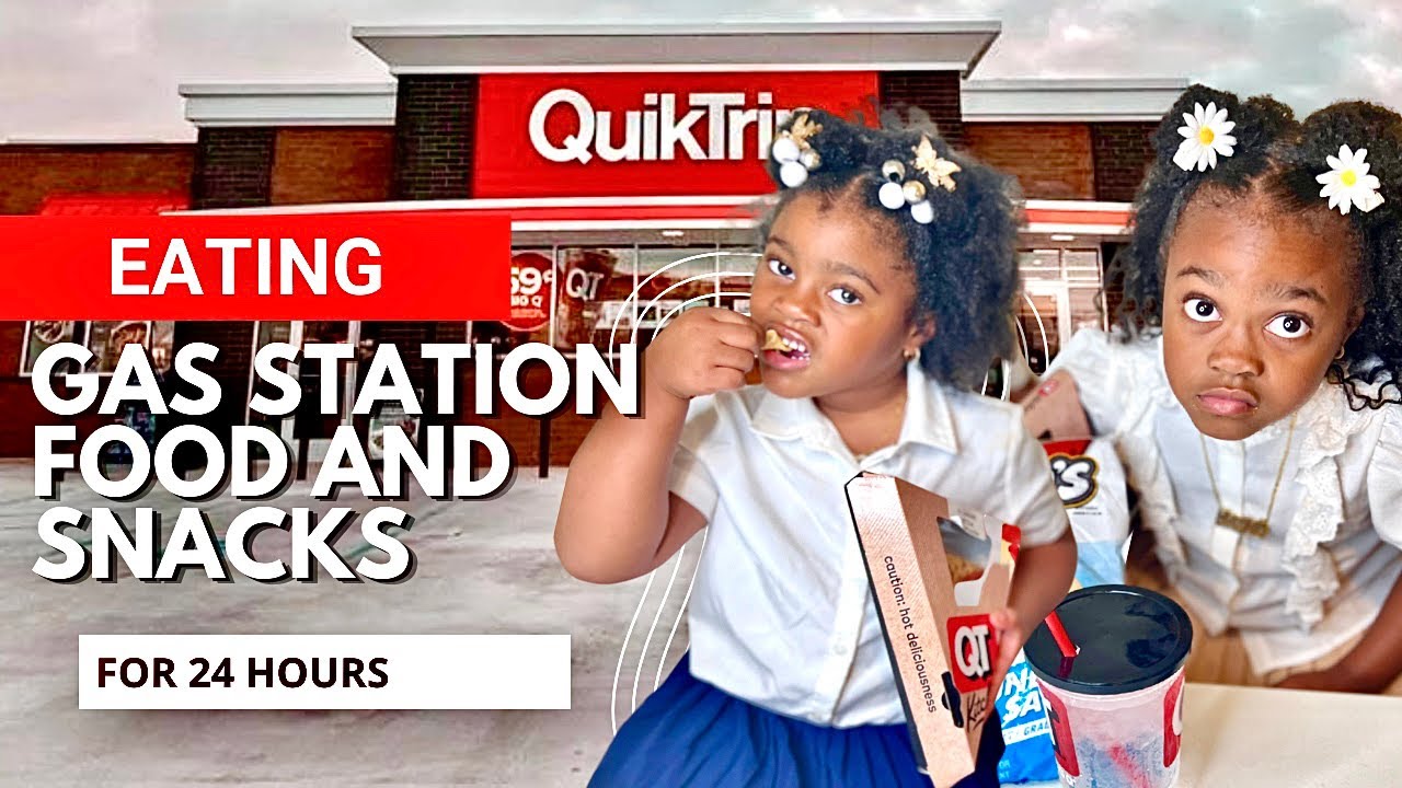 24 Hours of Eating Only Gas Station Food - YouTube