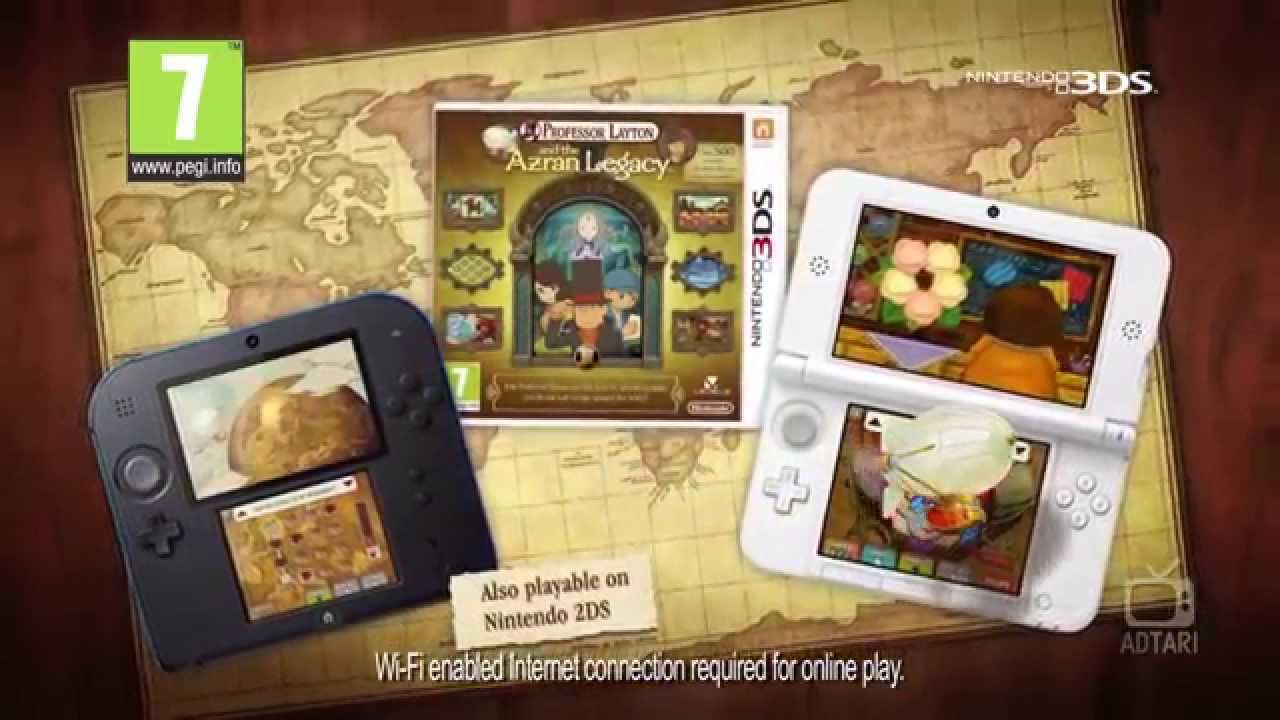 Nintendo 3DS - Professor Layton and the Azran Legacy (UK) (2013) HD ...