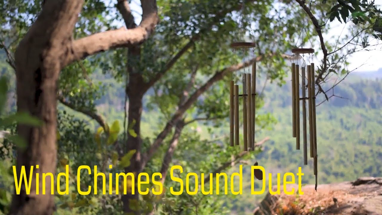 Wind Chimes (duet): Calm sound, relaxing for meditation / Study / Sleep ...