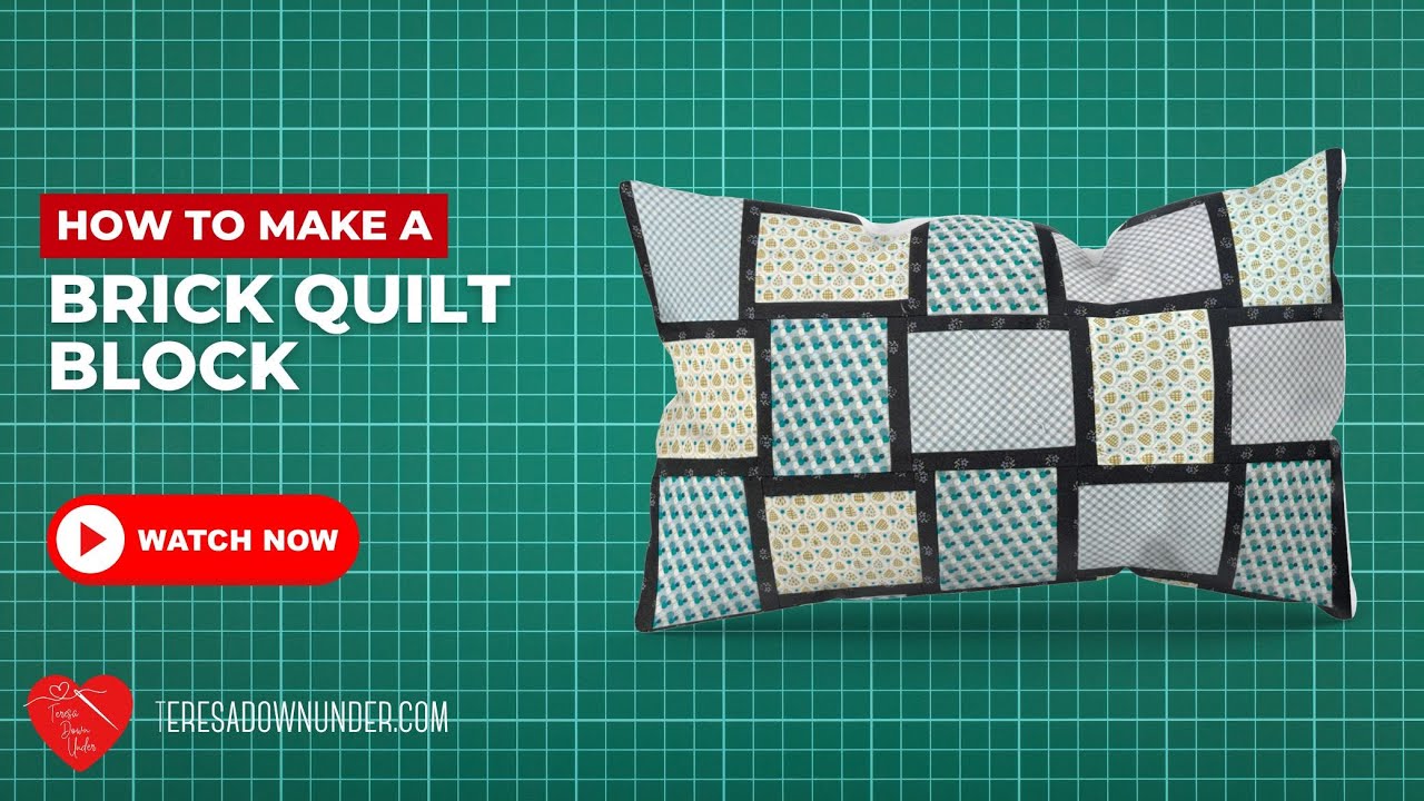 How to make a Bricks quilt - YouTube