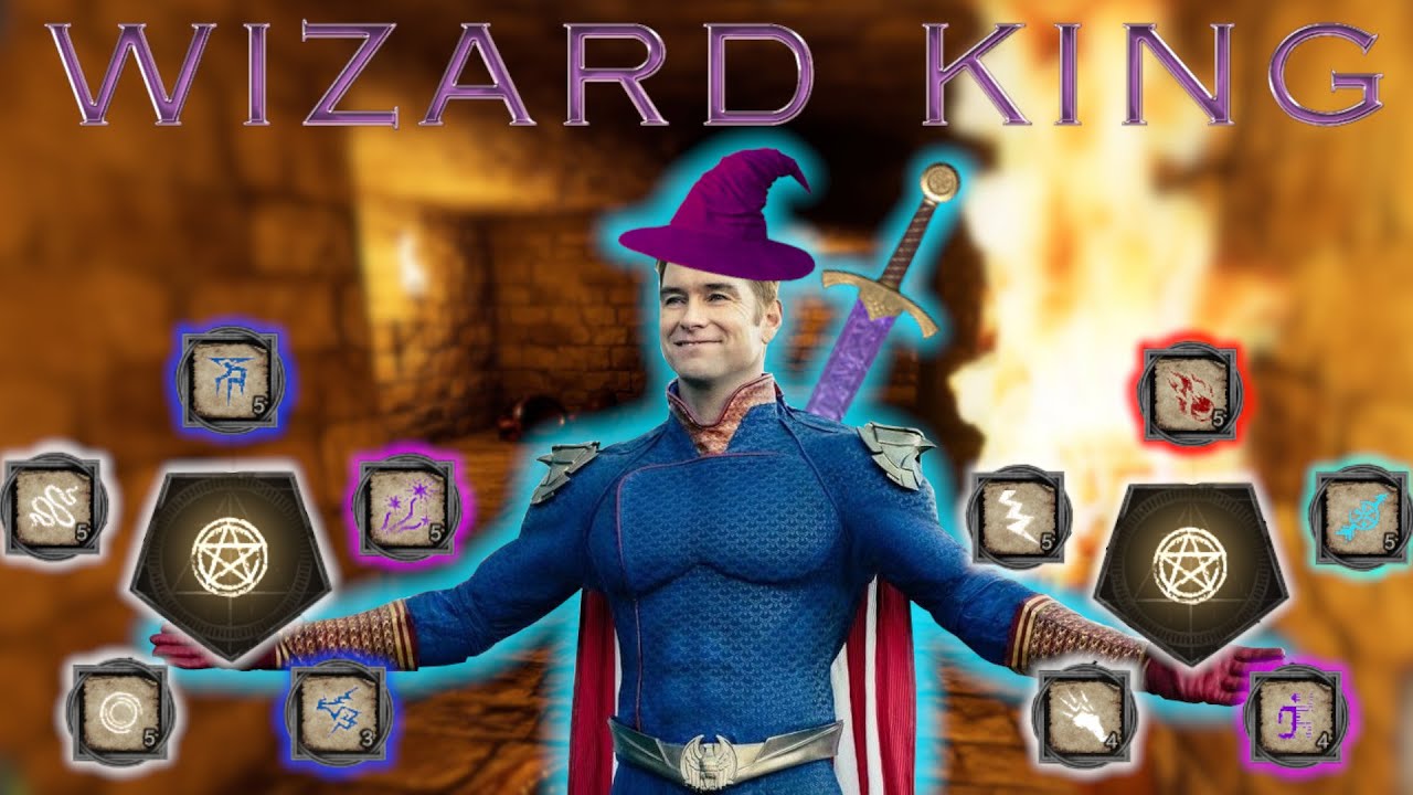 Wizard King | MASTER OF ELEMENTS | Dark and Darker | Wizard Gameplay - YouTube